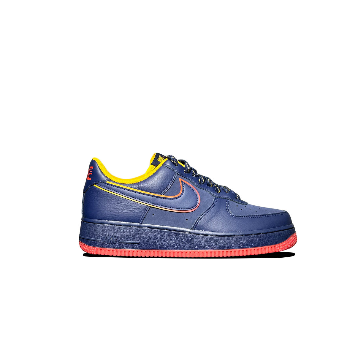 Air Force 1 '07 LV8 Midnight Navy | Blue Void | Light Crimson – Flex Step